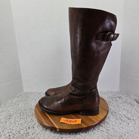 Born | Shoes | Born Lottie Brown Leather Casual Lifestyle Knee High ...